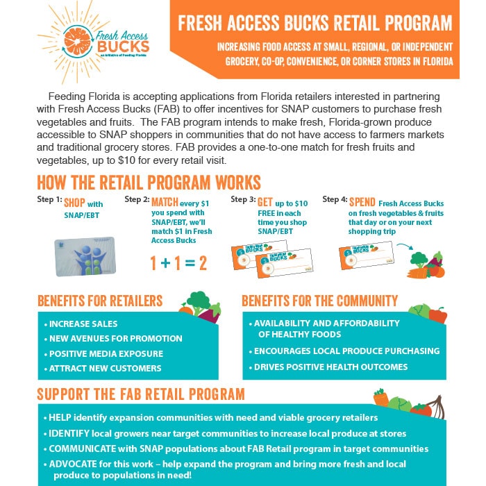 Retail One-Pager - Fresh Access Bucks