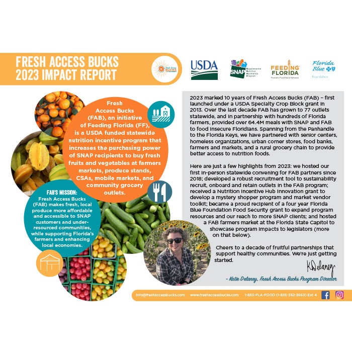 2023 FAB Impact Report - Fresh Access Bucks